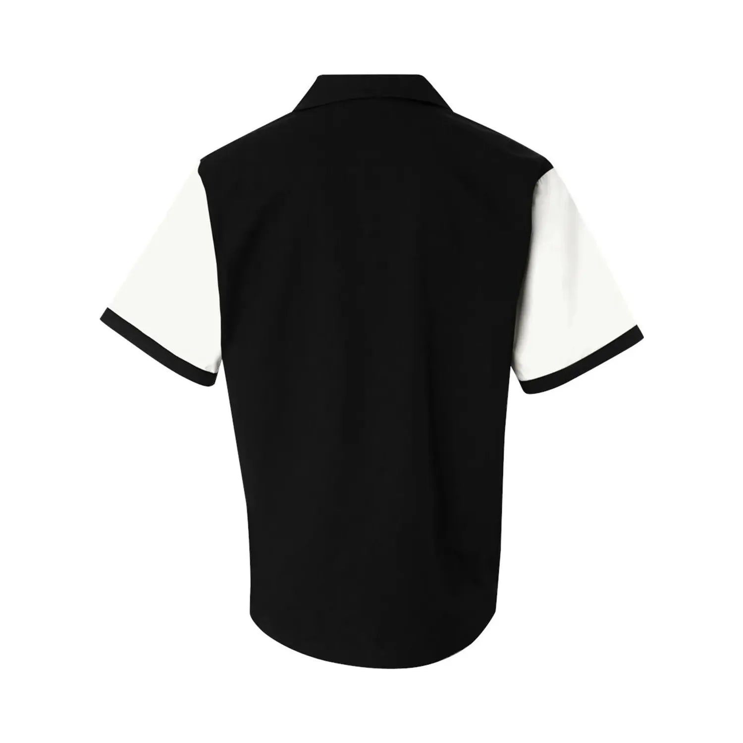 Hilton Classic White Black Retro Tenpin Bowling Shirt Hilton Classic White Black Retro Tenpin Bowling Shirt